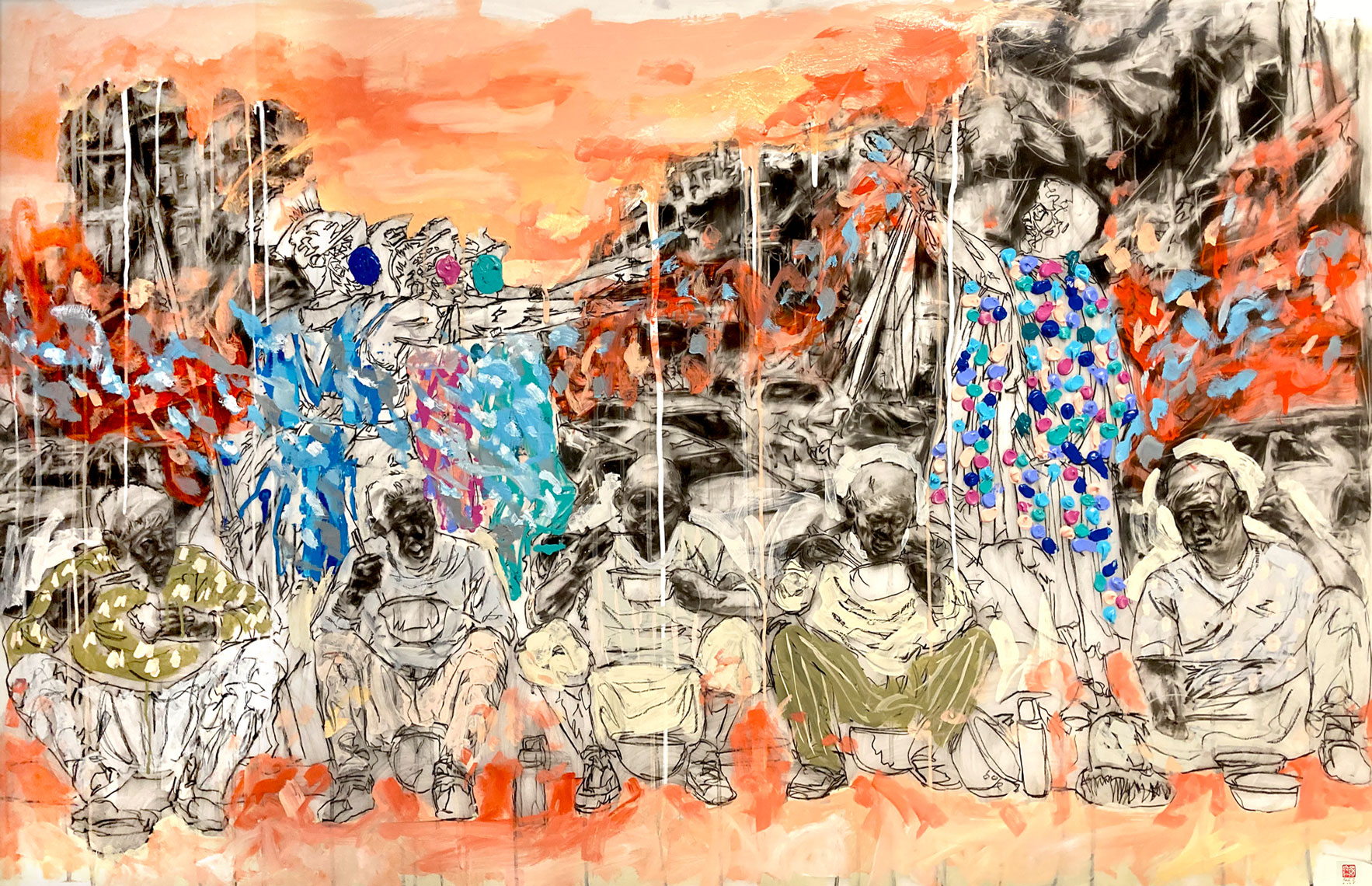 Artist Nicholas Tay | Tay's mixed media art work revolves around the ...